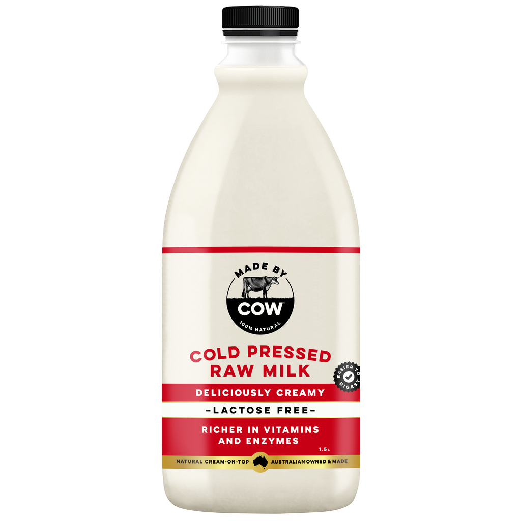 Made By Cow - Cold Pressed Raw Milk - Lactose Free Milk 1.5L | Juiced Life
